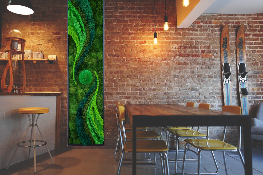 Wall Moss art, preserved moss, gift, design, Moss – LONDON ECO MOSS